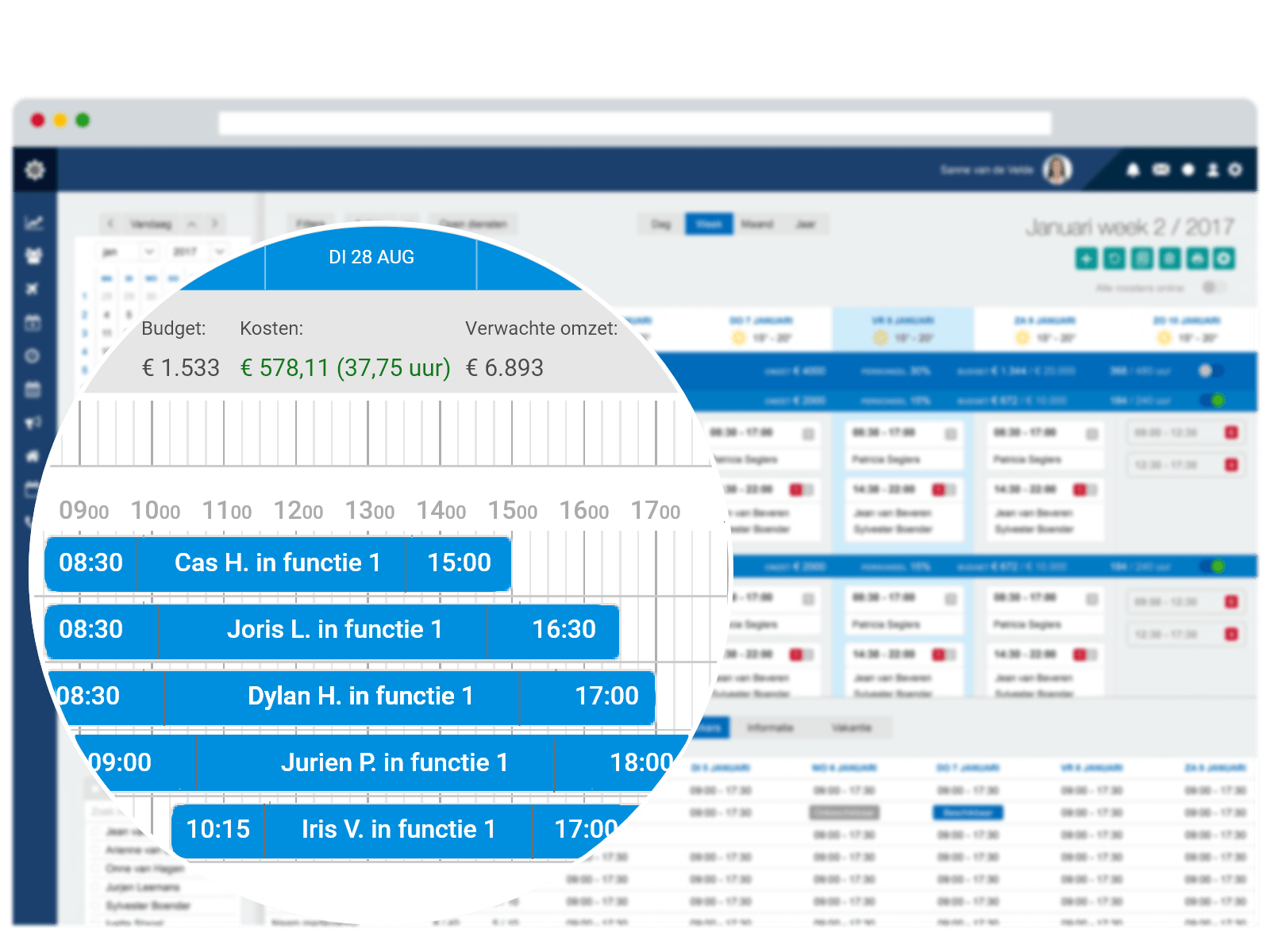 Personeelsplanning software | Efficiënt personeel inplannen