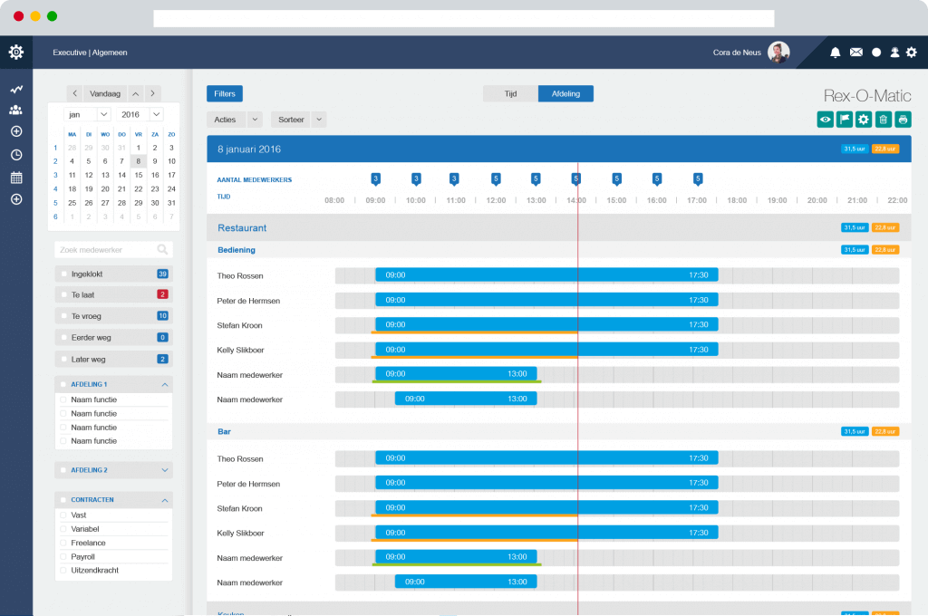 Time Clock System - Time and Attendance Registration Software | Dyflexis